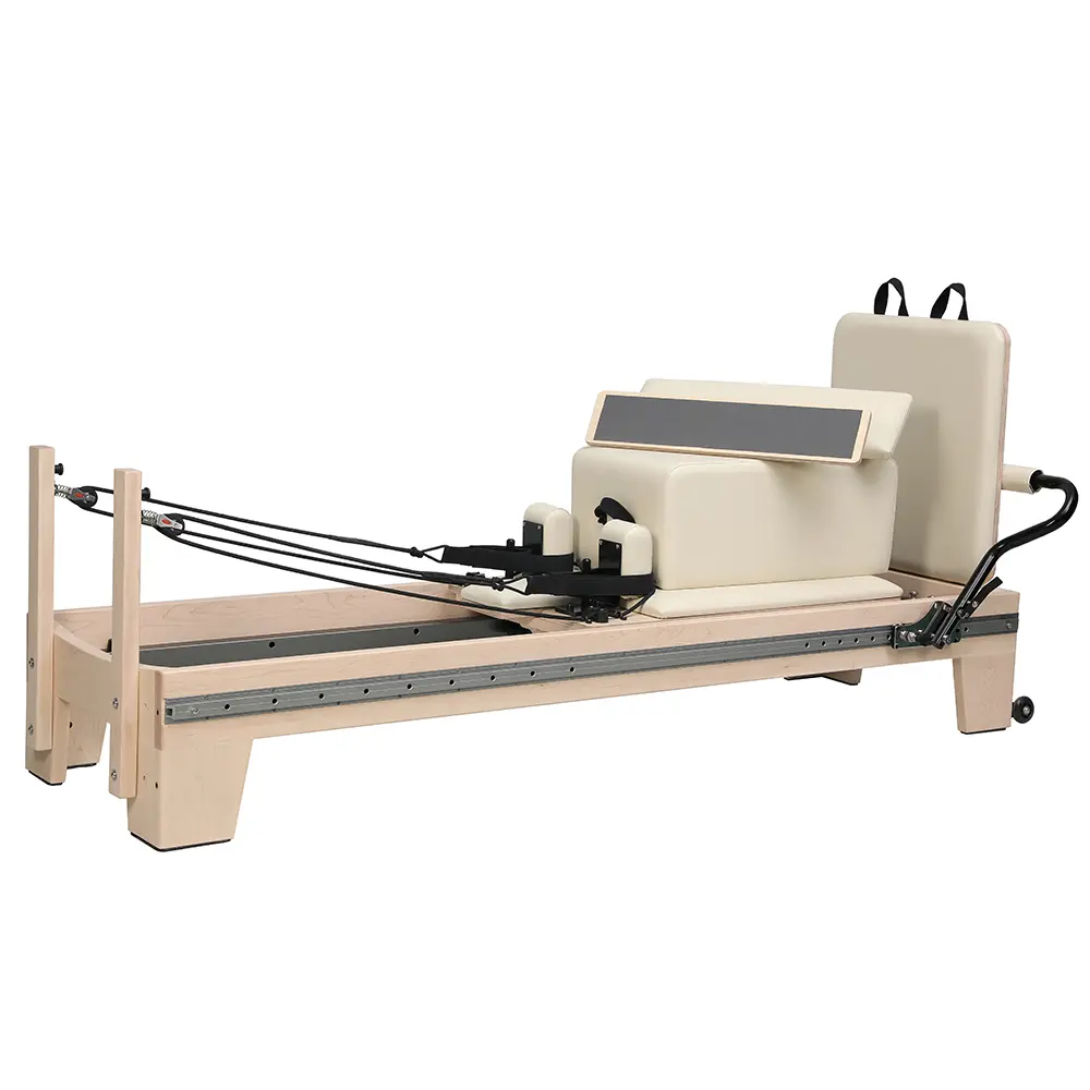 Top Maple Pilates Reformer with Track for Precision Control - Bilinkpilates