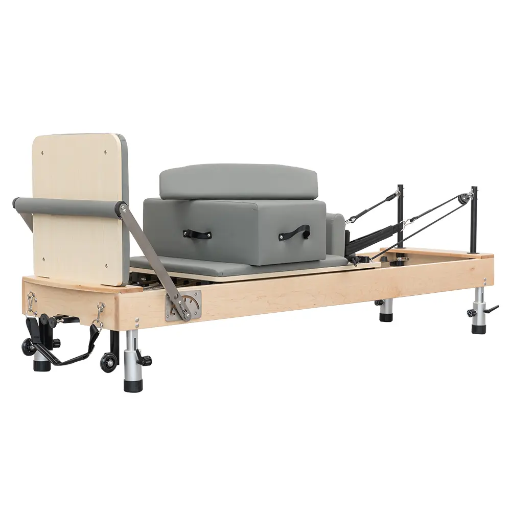 Adjustable Height Maple Pilates Reformer for Customized Training ...