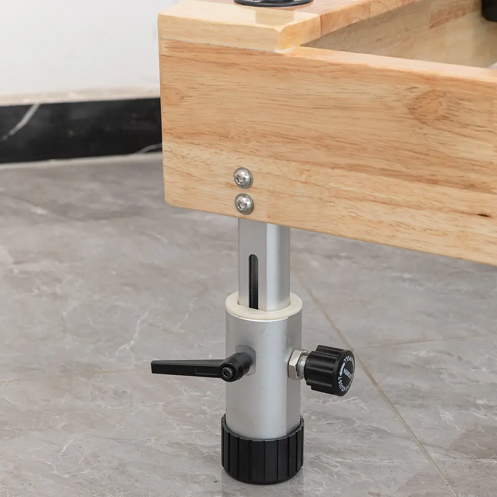 Adjustable Height Oak Pilates Reformer for Personalized Pilates ...